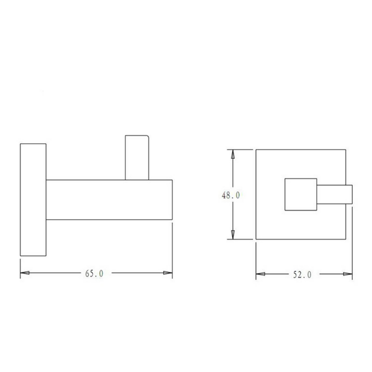 Airlie Robe Hooks - Matte Black – Ms Wila Interiors