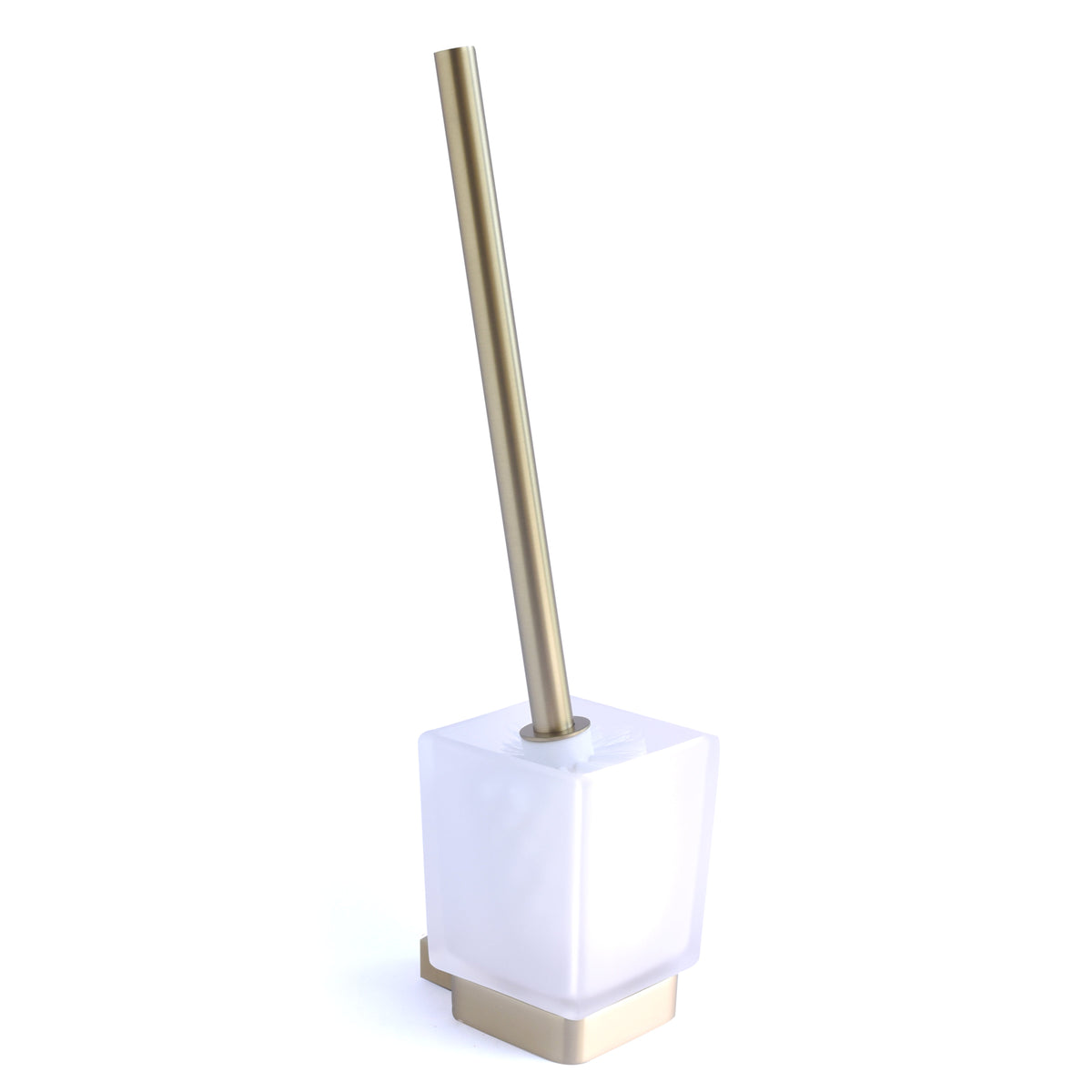 Byron Toilet Brush Set - Brushed Brass – Ms Wila Interiors