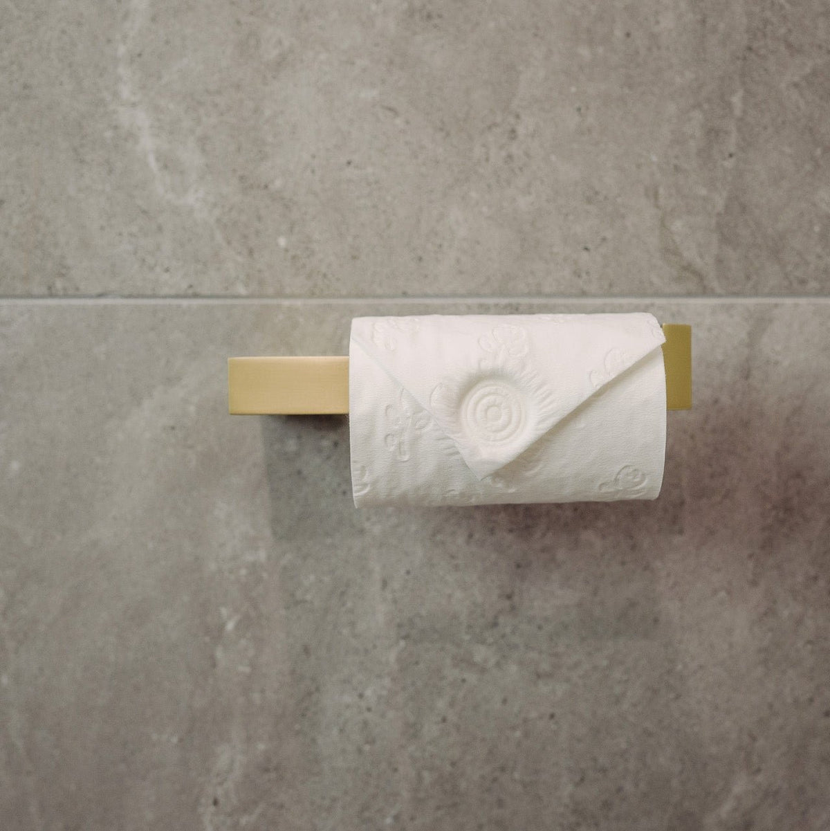 Byron Toilet Roll Holder - Brushed Brass – Ms Wila Interiors