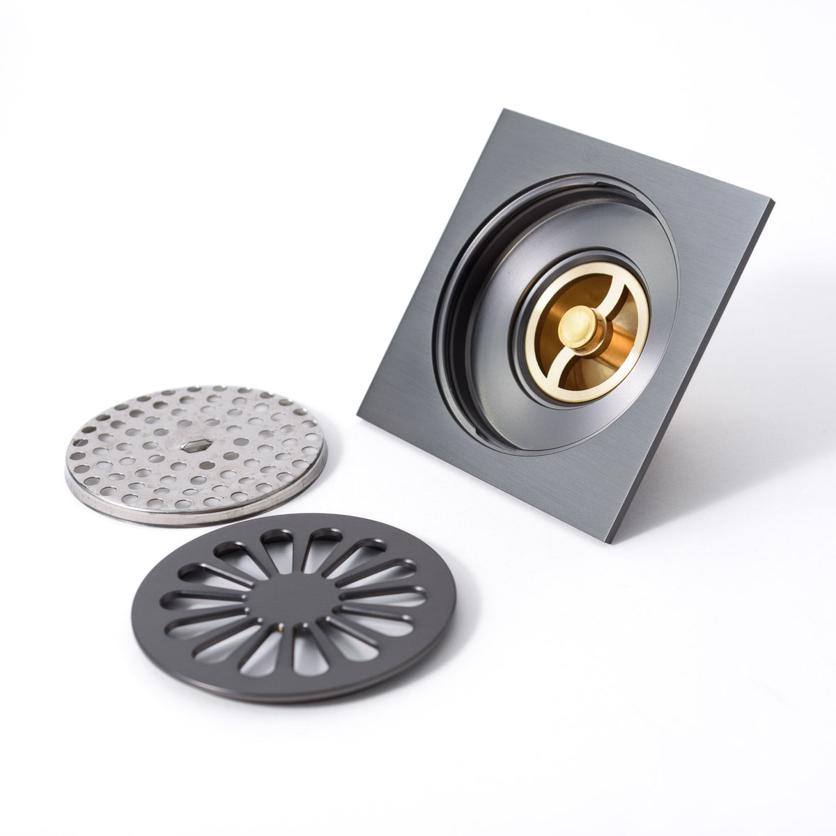 Floor Waste Anti-Smell - Brushed Gunmetal – Ms Wila Interiors